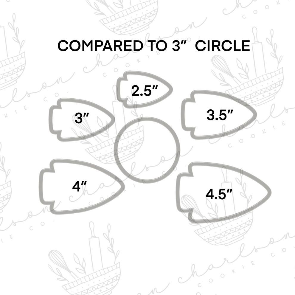 Arrowhead cookie cutter – Charlson Cookie Co.